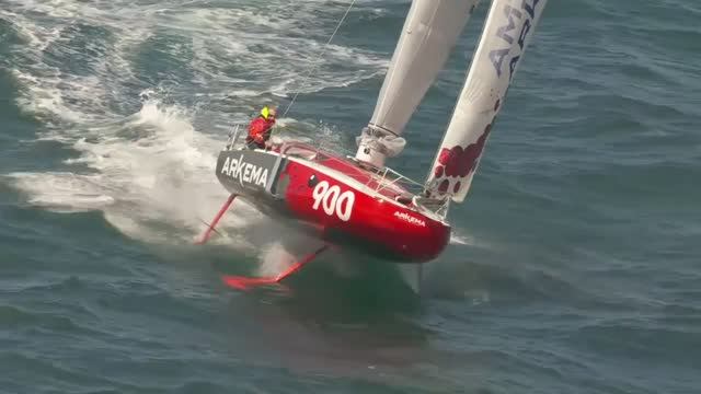 Конструкция парусного судна - Носовая оконечность, Киль, Фойлы - Quentin Vlamynck (6,50 m)