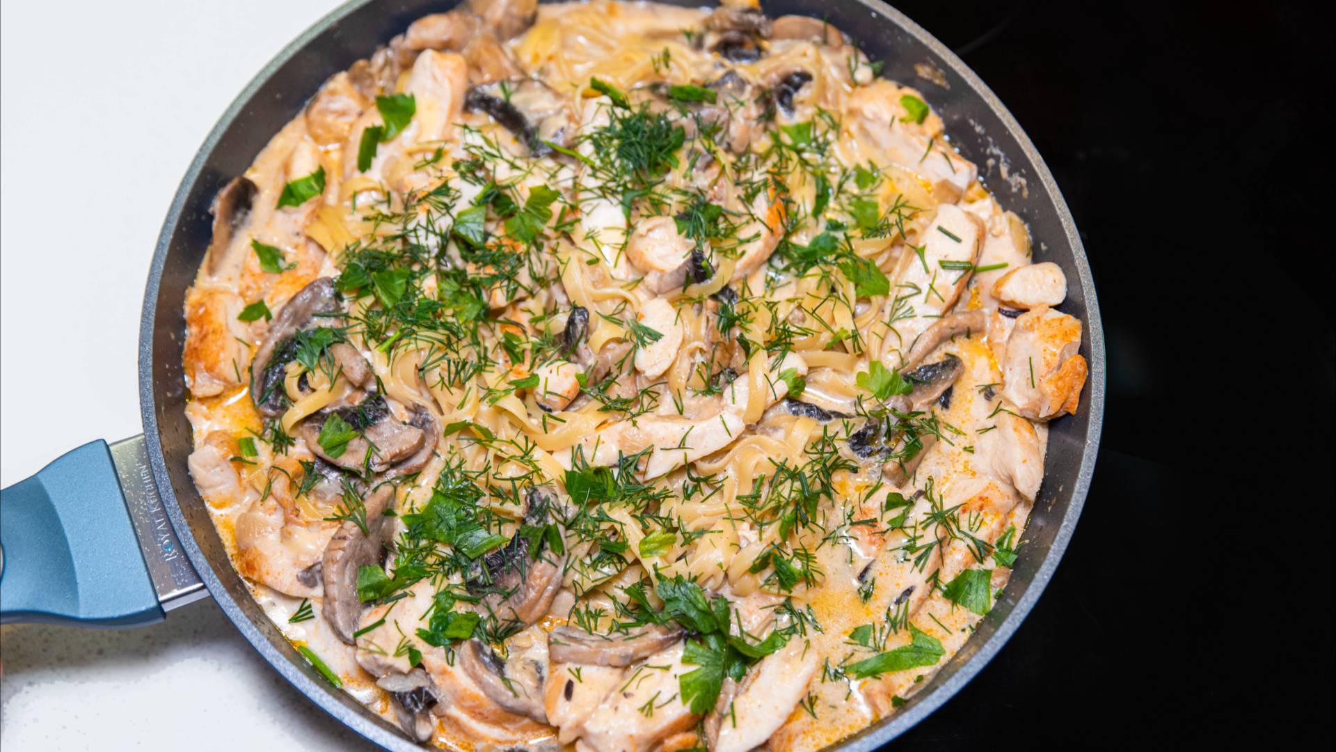 Сливочная куриная паста с грибами. БЕСПРОИГРЫШНАЯ ИДЕЯ ДЛЯ УЖИНА