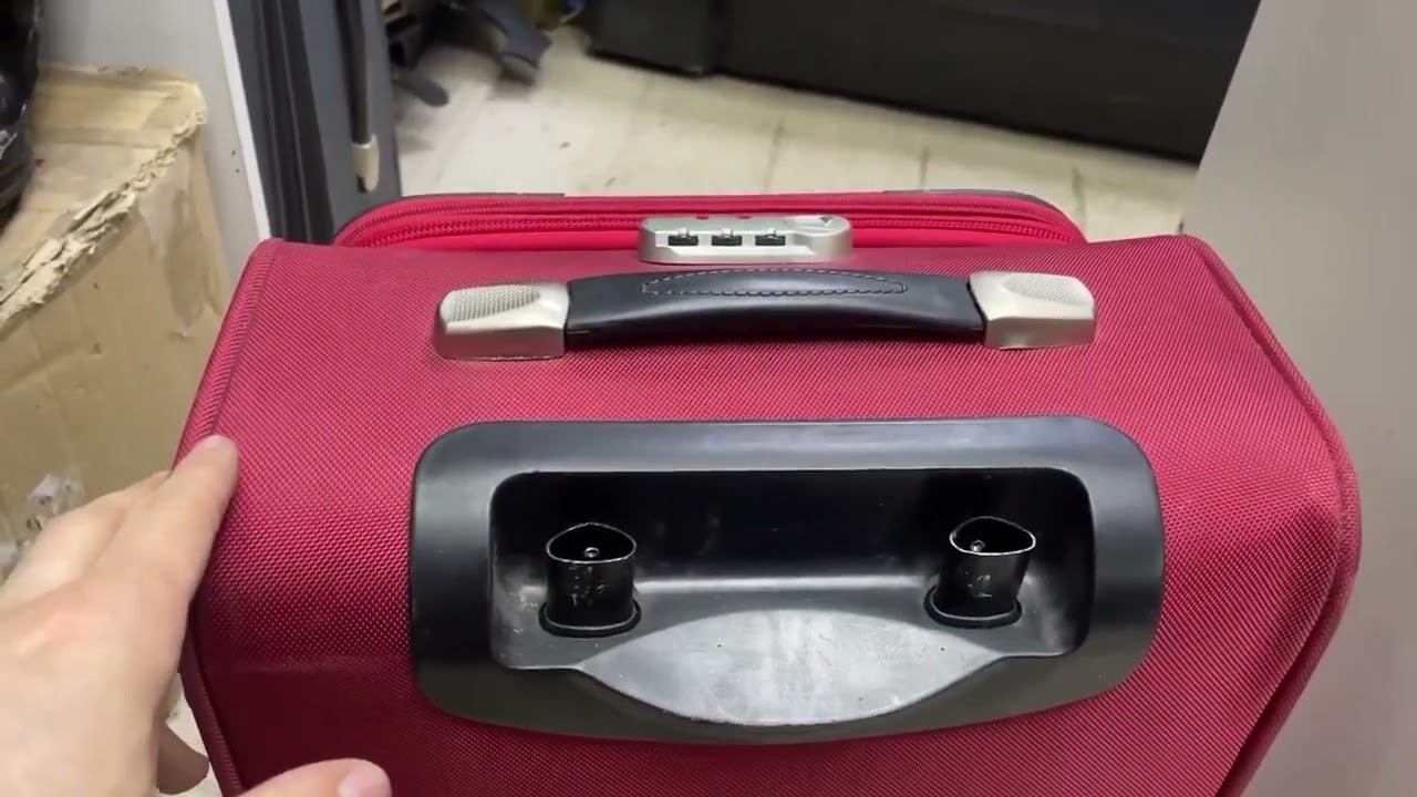 Замена рукоятки телескопической ручки. Ремонт чемодана. Мной придуманный вариант.