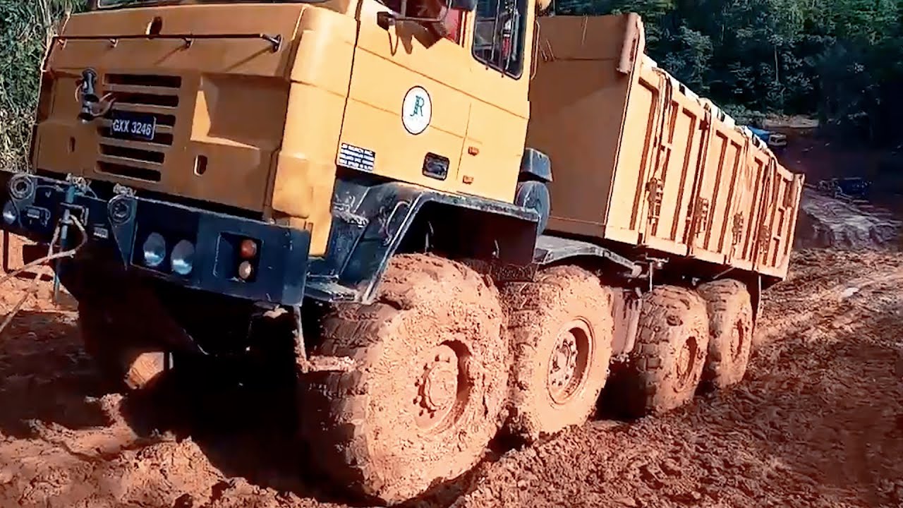 Проехать и не застрять | Полноприводные грузовики на тяжелом бездорожье