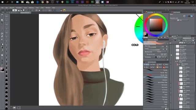 Как нарисовать кожу