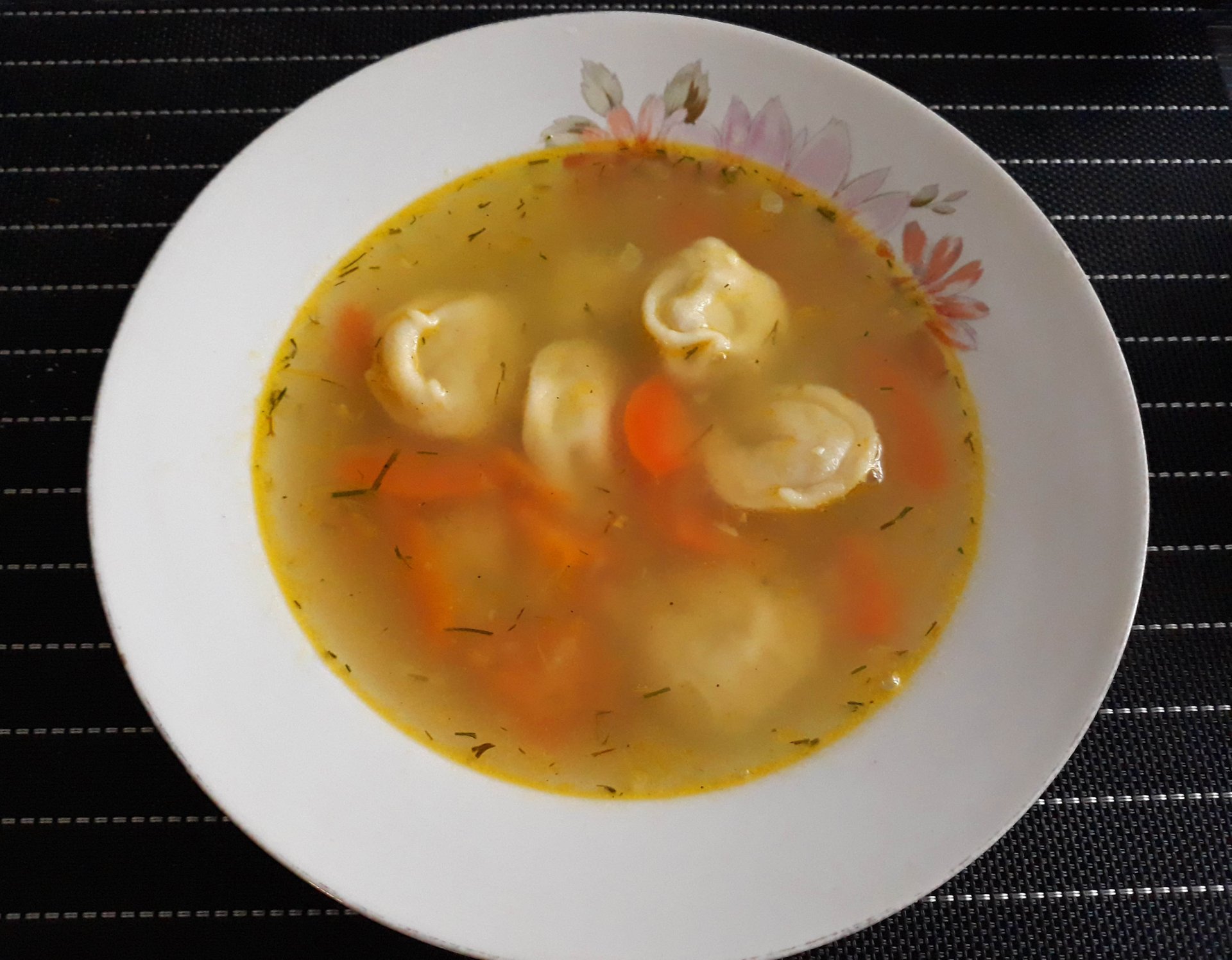 Очень быстрый обед I Пельменный суп