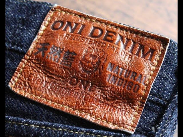 ONI-206KIRAKU 12OZ NATURAL INDIGO -  Самый лёгкий деним с наиболее выраженной фактурой