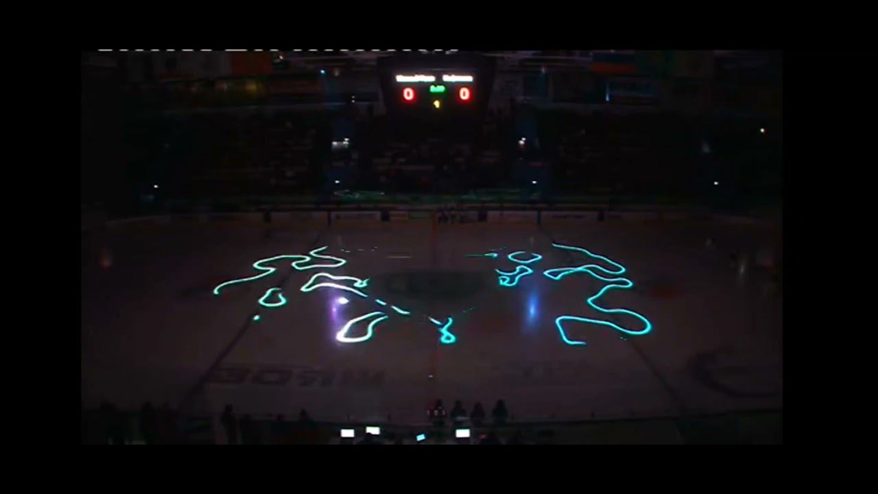 Лазерное шоу хоккей