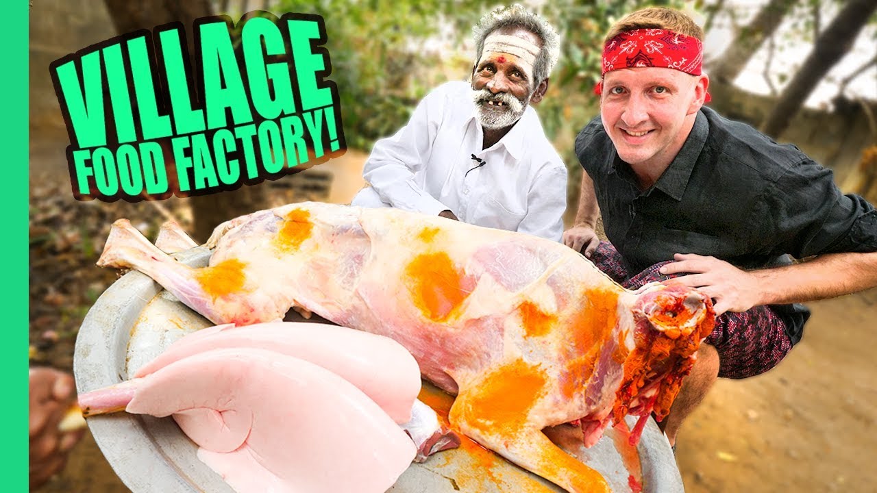 WHOLE INDIAN SHEEP CHUKKA w_ VILLAGE FOOD FACTORY!!!