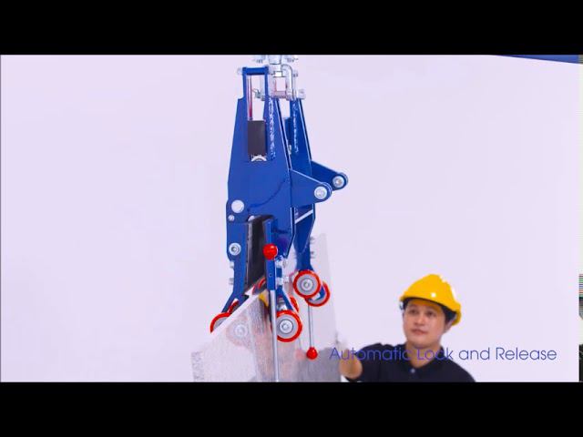 Зажим для подъема и транспортировки плит SSGWL20B, с черной резиной AUSAVINA/ABACO (Аусавина/Абако)