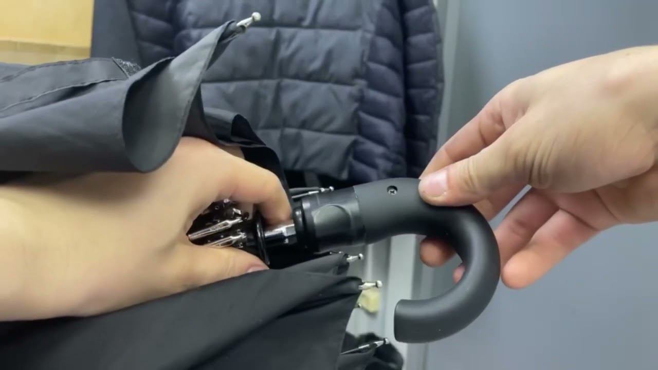 Замена рукоятки зонта автомата.