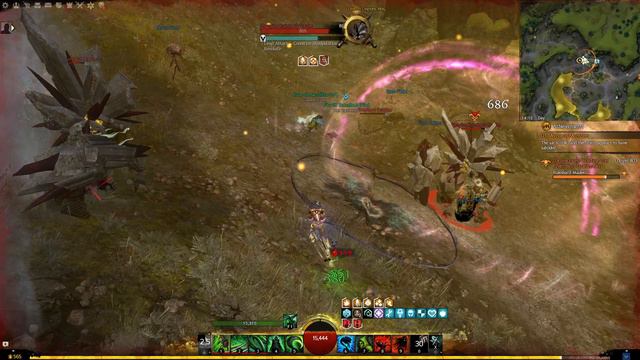 Janthir Syntri - Defeat the Champion Titanspawn (Ruinshard Mauler) (Guild Wars 2)