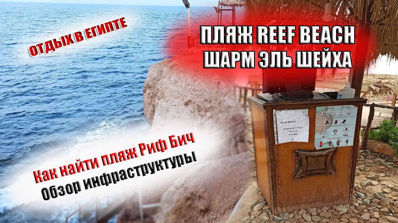 ЕГИПЕТ ШАРМ ЭЛЬ ШЕЙХ ПЛЯЖ REEF BEACH  КАК НАЙТИ, ИНФРАСТРУКТУРА ПОЛНЫЙ ОБЗОР.mp4