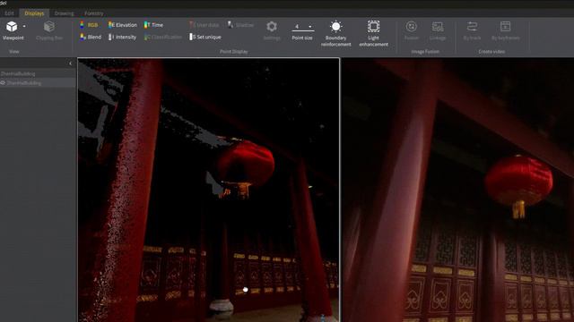 Взаимосвязь панорамных снимков и облаков точек Trion Model