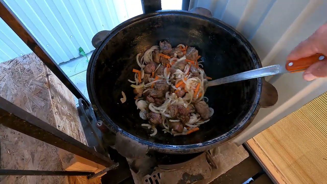 Рецепты. Гречка по монастырски (мангальные истории)/Monastic style buckwheat (mangal stories)