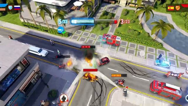 Пожар из-за утечки топлива! Fire caused by leaking fuel! EMERGENCY HQ 1vs1