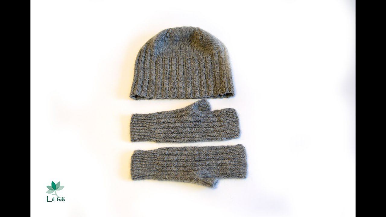 Вязаная шапочка женская, 100% меринос, ручная вязка на заказ