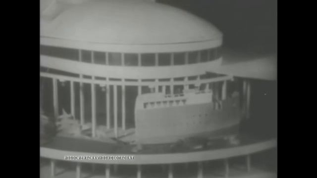 Кинохроника. Строительство Оперного театра в Новосибирске. Opera House in Novosibirsk