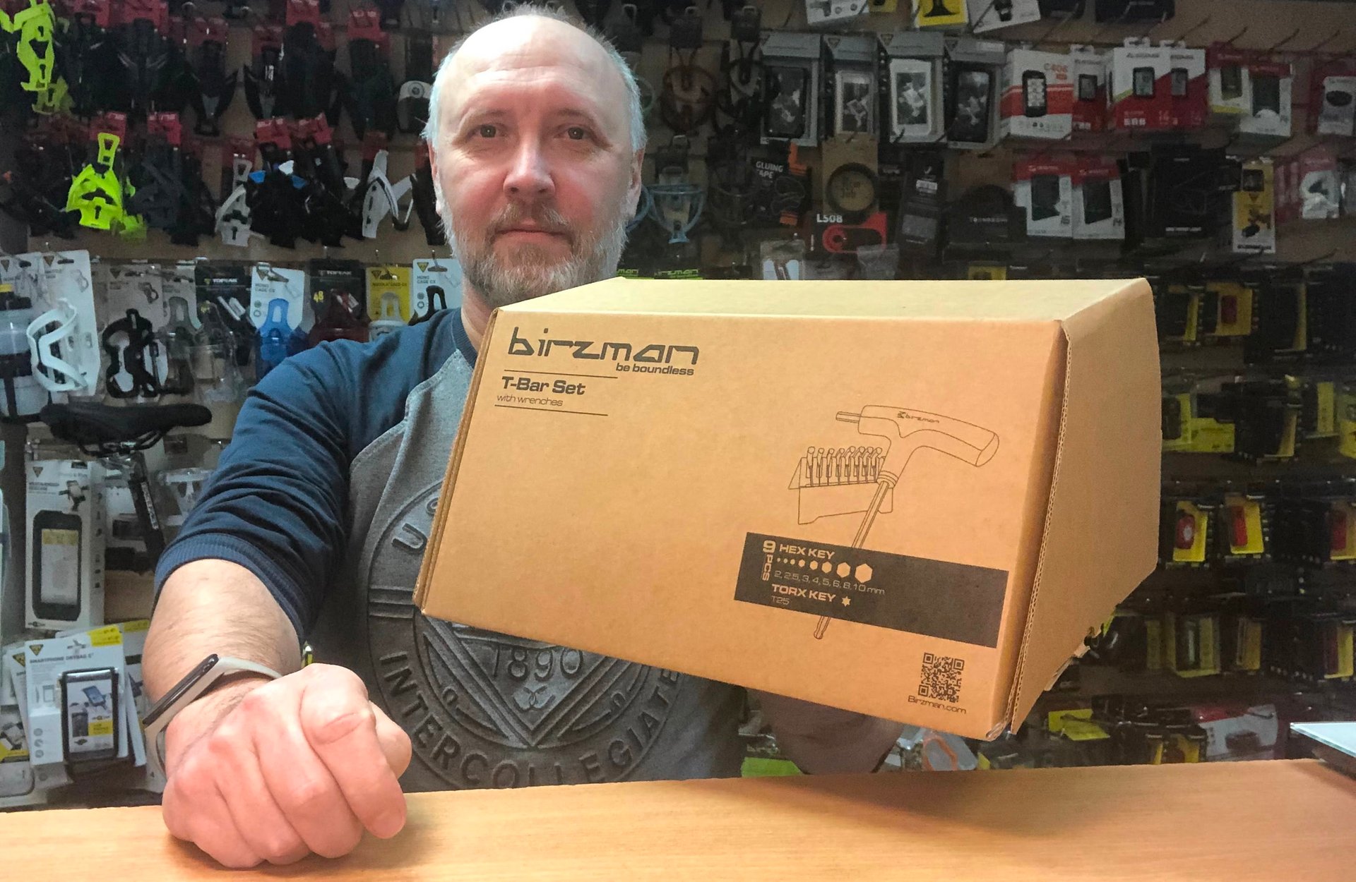 Набор шестигранников на подставке Birzman T-Bar Set (BM11-PO-ATB03-K)