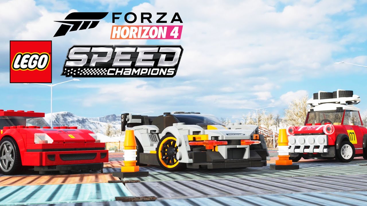 Forza Horizon 4 Lego Speed Champions #2 Гонка Lego Ferrari F40 Speed Campions