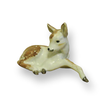 Фарфоровая статуэтка Оленёнок, Вербилки