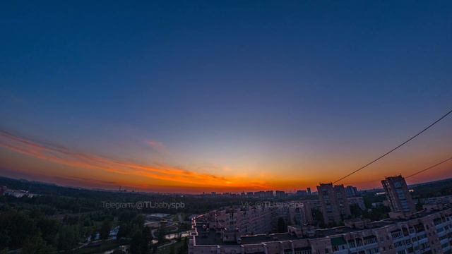 Закат в тишине над Питером 2024.07.24 [2K]