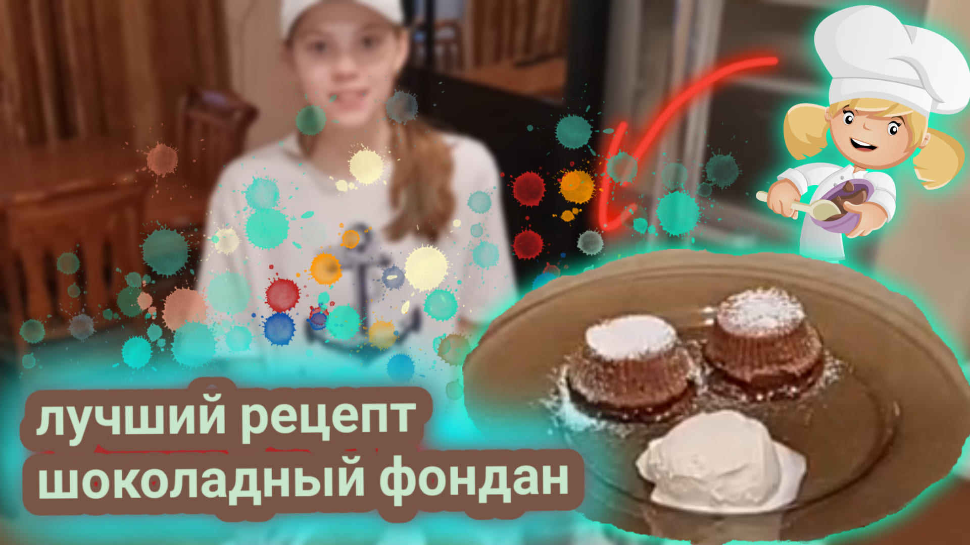 Самый лучший рецепт шоколадного фондана!