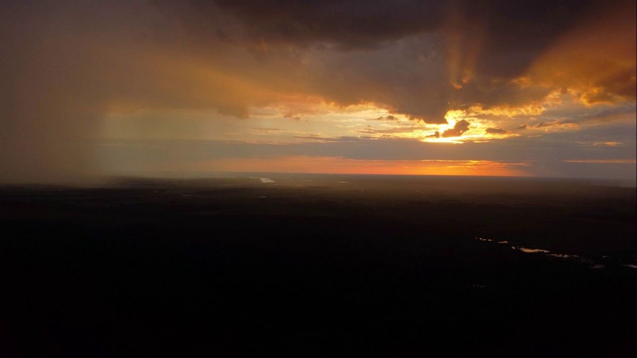 ЗАКАТ СЛЕВА ЛИВЕНЬ 2020.07.01