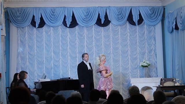 И. Кальман опера "Мистер Х", дуэт Теодоры и Мистера Х, исп. Владимир Полторак и Надежда Иващенко.