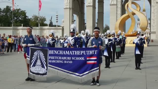 Тайский оркестр Бенчаматхепутхит Пхетбурина на ВДНХ - Спасская Башня 2024
