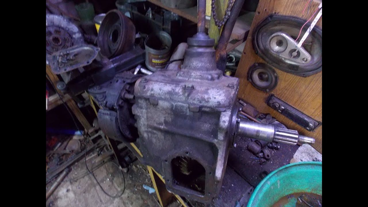 Самодельный трактор.Процесс сборки.Купил коробку ГАЗ-53.#23