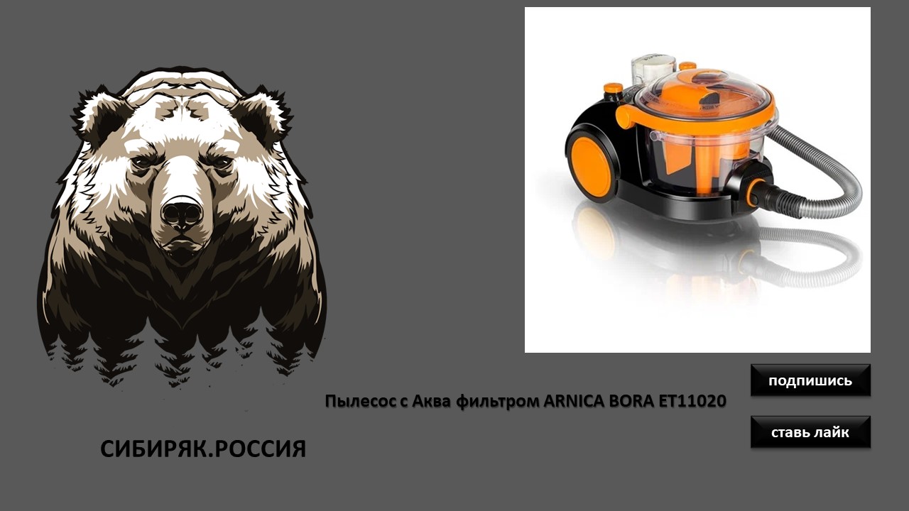 Пылесос с аква фильтром ARNICA BORA ET11020