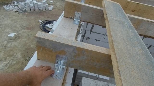 Перекрытия 2 этажа. Ушп.Газобетон. Крым.