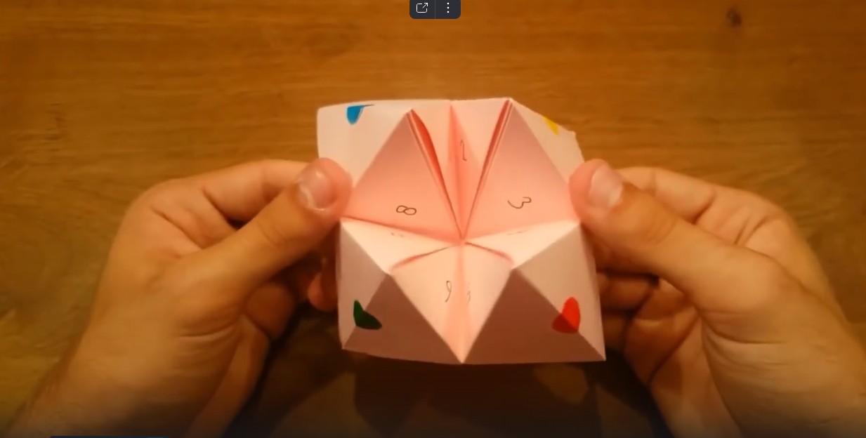 Оригами гадалка