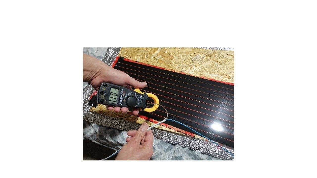 Делаем коврик для подогрева растений.