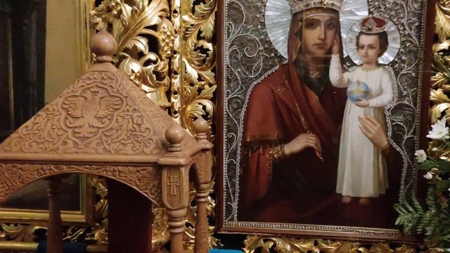 Икона Божьей Матери Всех скорбящих Радосте.Ризоположенческий мужской монастырь.Томашовка.09.11.2022