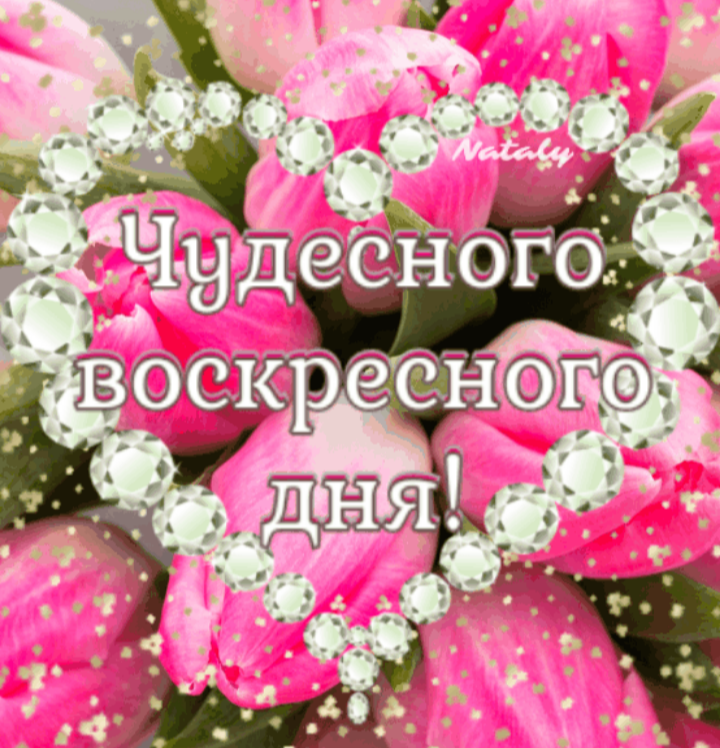 Чудесного воскресенья, приятных выходных!