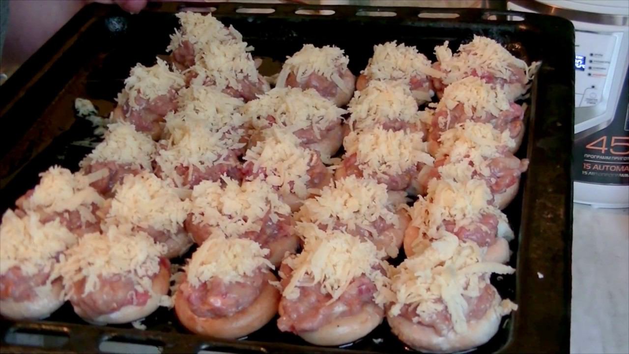 Супер закуска фаршированые сушки мини пицца