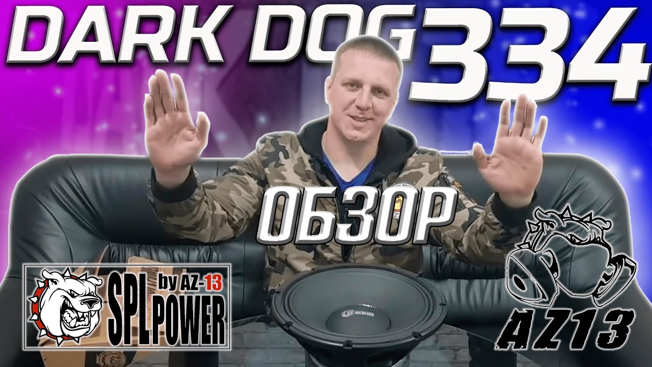 #Обзор динамика DARK DOG - 334 by #AZ13 SPL POWER. 2019г