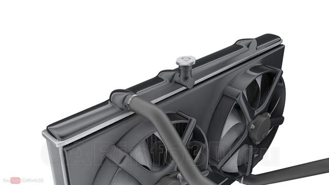 Система охлаждения двигателя автомобиля.