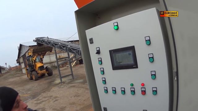 БЕТОННЫЙ ЗАВОД EUROMIX CROCUS | Контрольный замес село Никитское