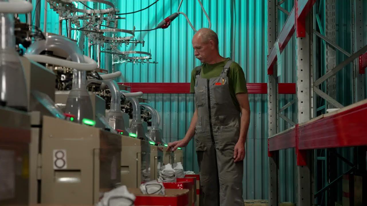 Производство носков - как это работает, трикотажная фабрика