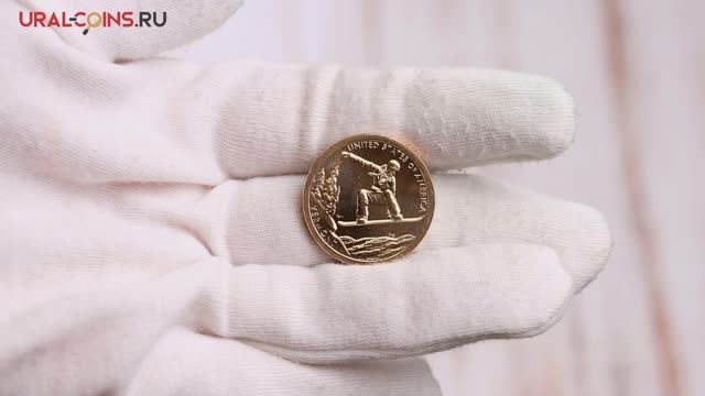 США 1 доллар 2022 год Сноуборд (P)