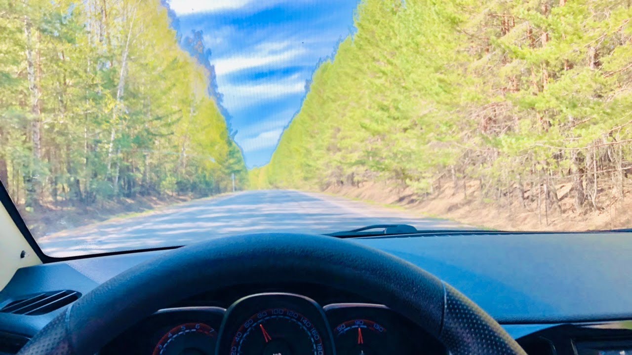 Поездка из Тобольска #9 Дорога от Аромашево до Падун. Красивые Села, Ровная дорога. Красота!