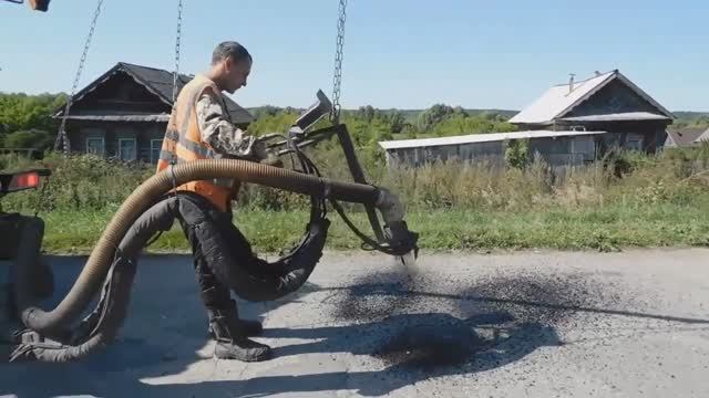 НОУ-ХАУ из СКОЛКОВО! Ремонт ДОРОГИ