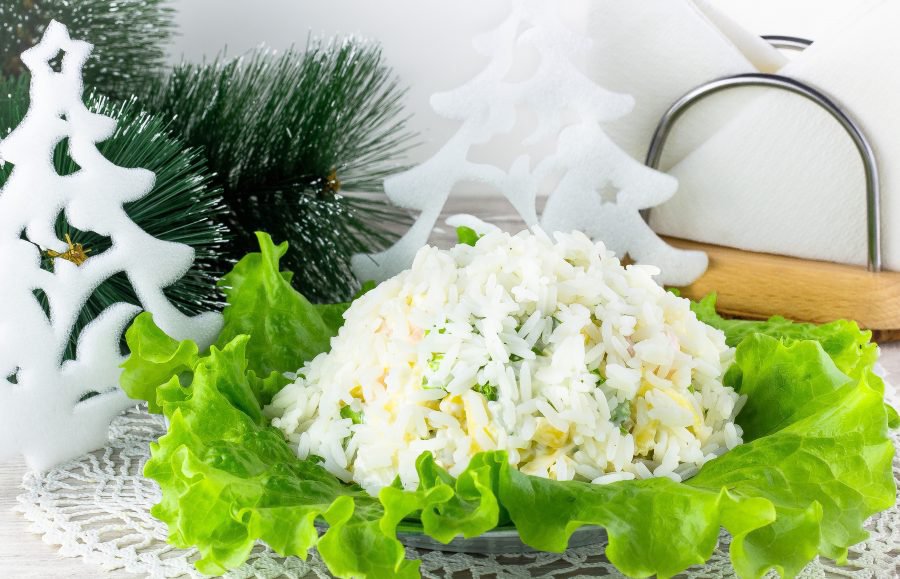 Салат "Первый снег"