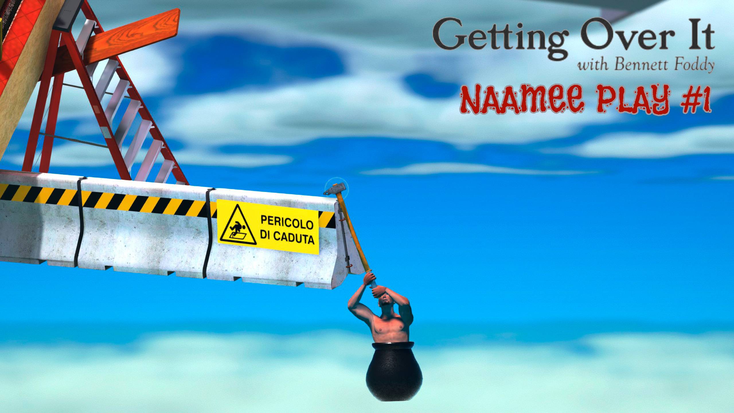 Getting Over It with Bennett Foddy #1   Очередной подъем в гору