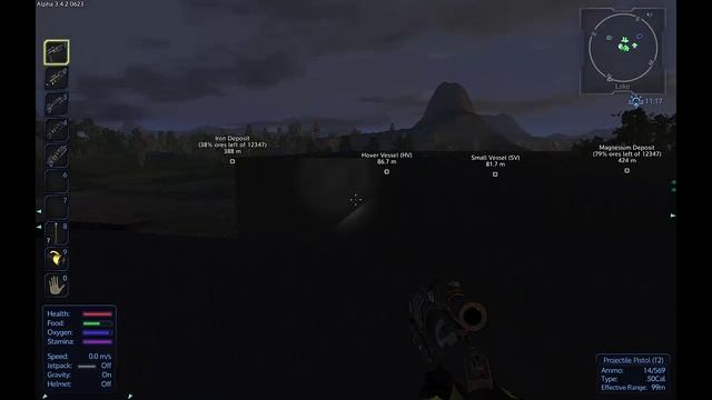 Empyrion 0017. Альфа 3.4.2. Обустраиваем базу - посадочная площадка и выбор пути.