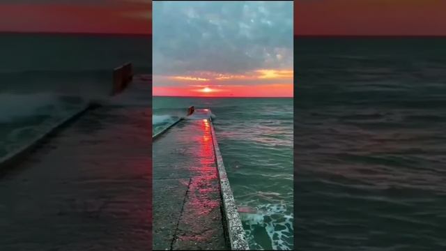 сочи, черное море, природа сочи, закат на море