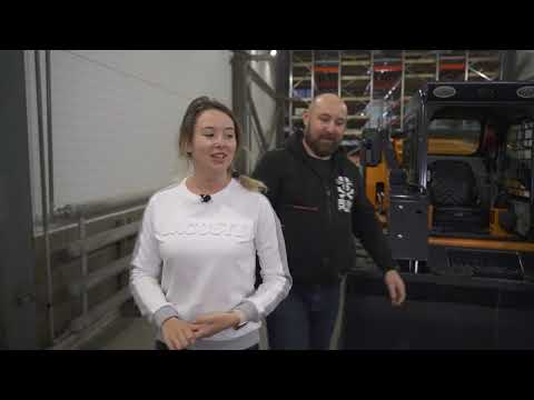 Обзор мощного минипогрузчика BAWOO BSL 400. Грузоподъемность - 1430 кг, скорость - 18 км/ч. Корея.