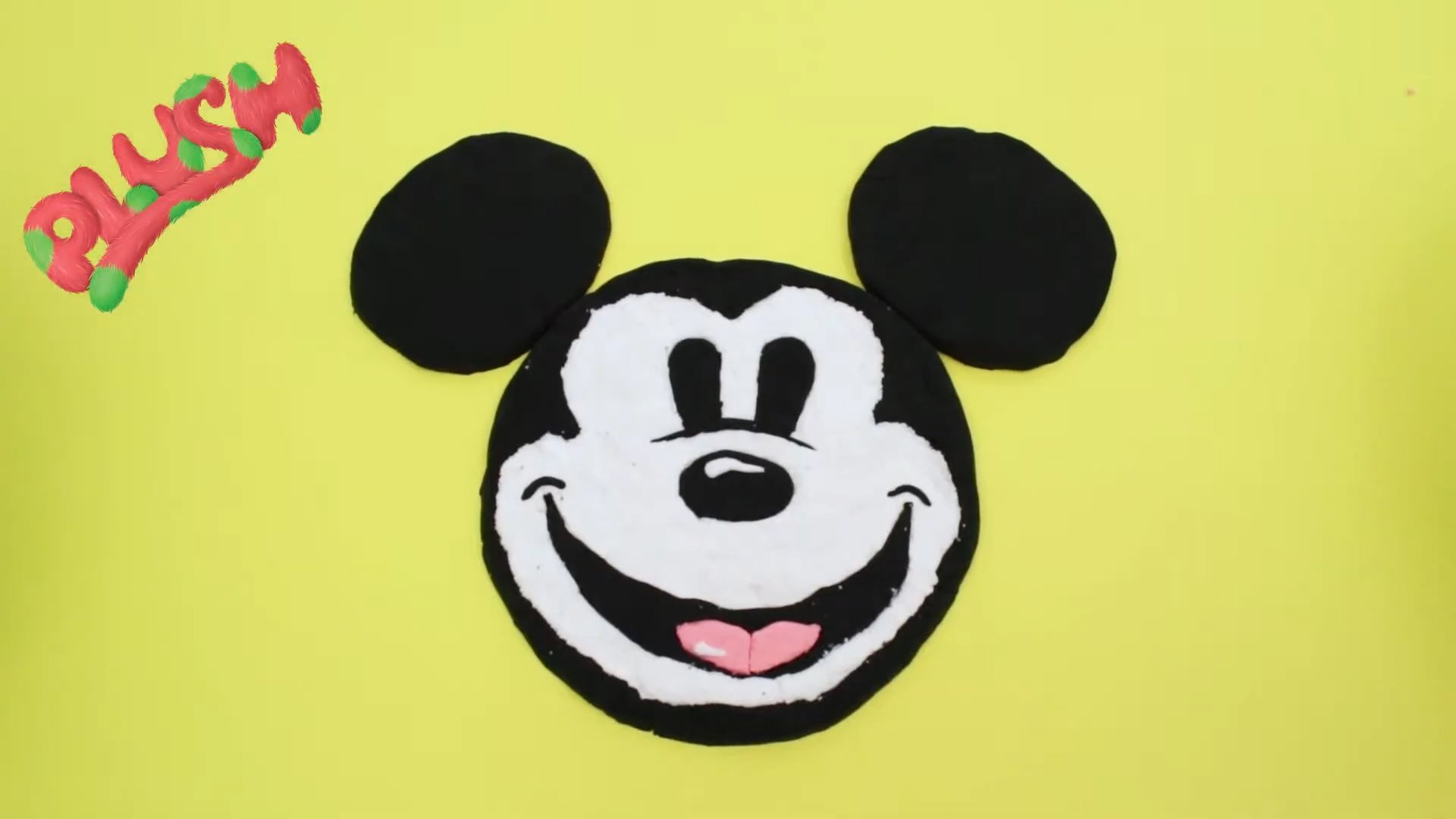 Учим лепке. Инструкция по лепке для ребенка Микки Мауса из пушистого пластилина PLUSH