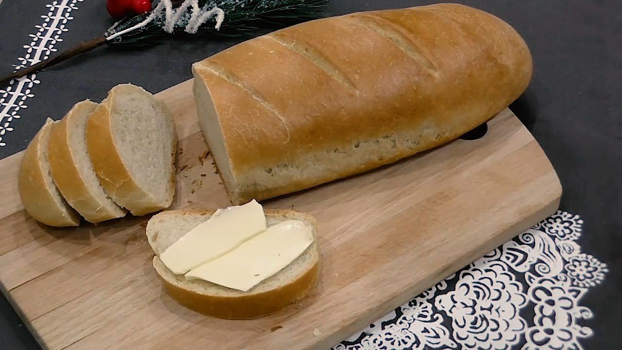 Нарезной батон. Лёгкий рецепт.