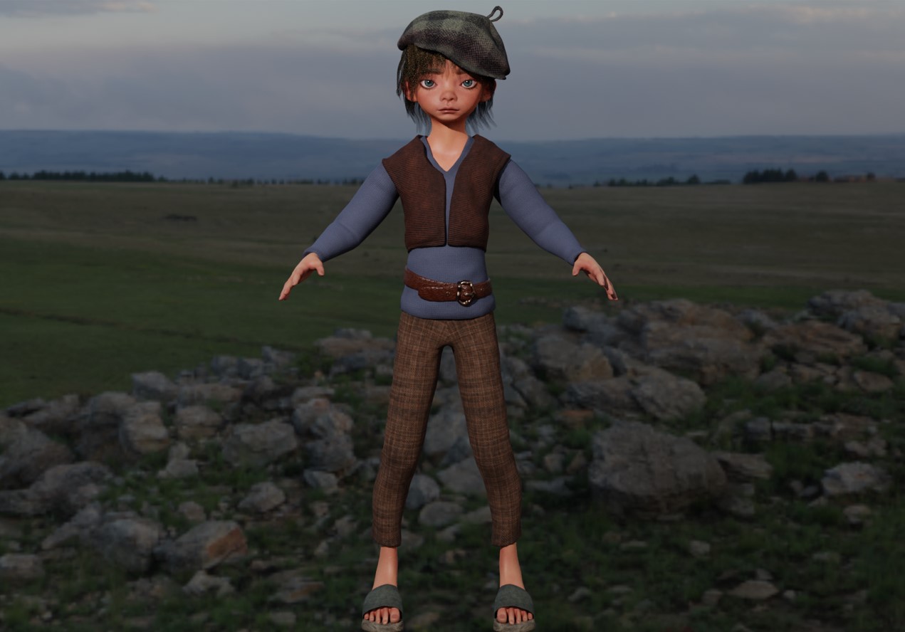 Быстрое Текстурирование одежды для персонажа в Adobe Substance 3D Painter. ЧАСТЬ 2. Использование ID