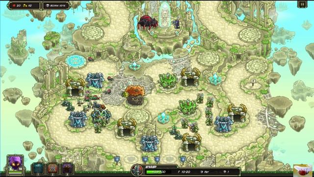 Kingdom Rush Origins(Невозможно) → Часовня Элини